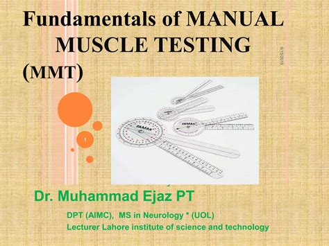 Manual Muscle Testing PPTX Physical Therapy Wellness