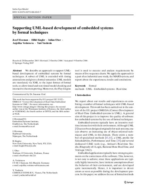 pdf uml based development for embedded systems