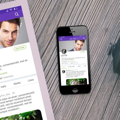 Profile App Like Twitter Design On Behance
