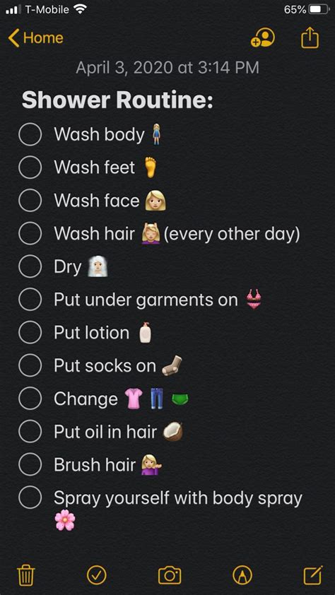 My Shower Routine Artofit
