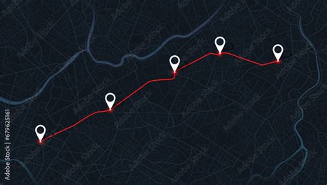 Multiple Destinations From Home Gps Tracking Map Track Navigation