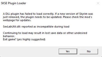 I Cant Install Sexlab Technical Support Skyrim Special Edition LoversLab