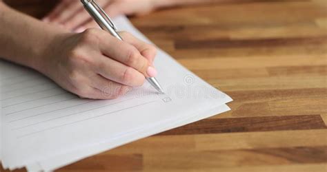 Check Mark On A Check Box On A Paper Stock Video Video Of Accomplished Mark 294275985