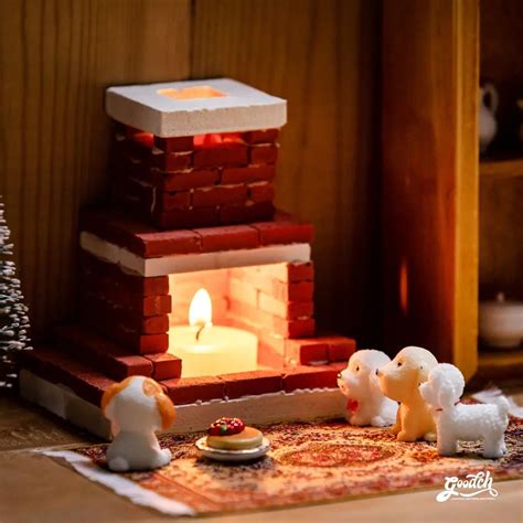 굿츠 Good Ch 나만의 벽난로 만들기 🧱 내 책상위에 나만을 위한 캠프파이어와 벽난로 ٩