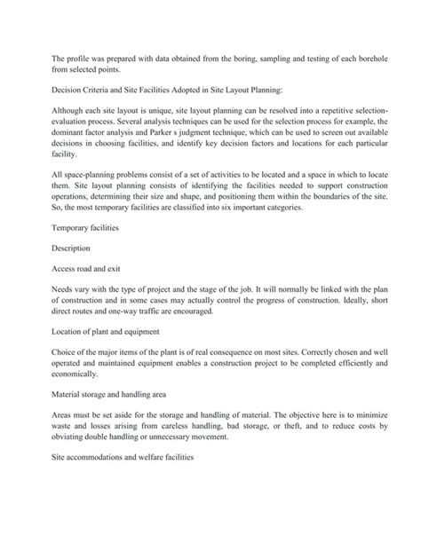 Site Layout Cpm Module4 Pdf