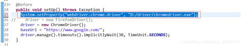 Selenium Webdriver Java启动浏览器报错the Path To The Driver Executable