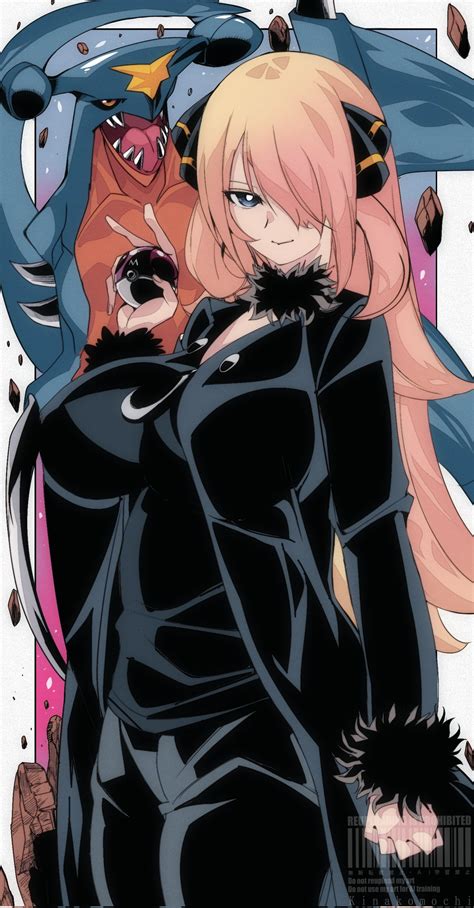 Cynthia And Garchomp Pokemon And More Drawn By Kinakomochi User Vedc Danbooru