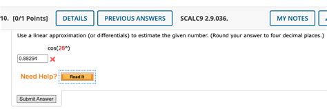 Solved Use A Linear Approximation Or Differentials To