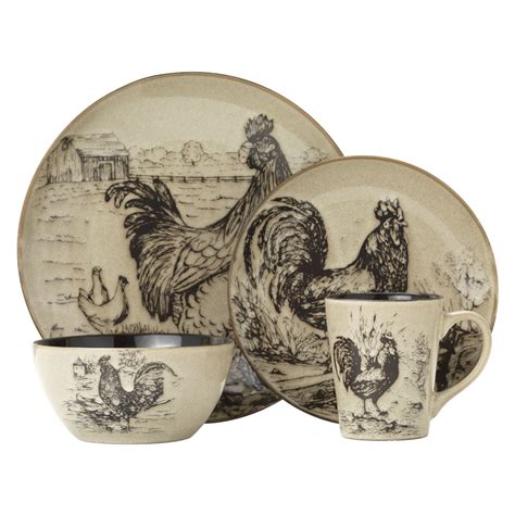 Rooster Dinnerware Sets And Kitchen Dining Products At Walmart