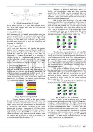 FPGA Implementation Of Viterbi Decoder Using Hybrid Trace Back And Register Exchange Method PDF