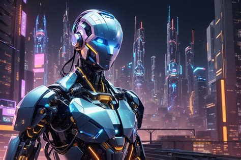 Premium Ai Image Metallic Majesty An Illustrated Glimpse Into A