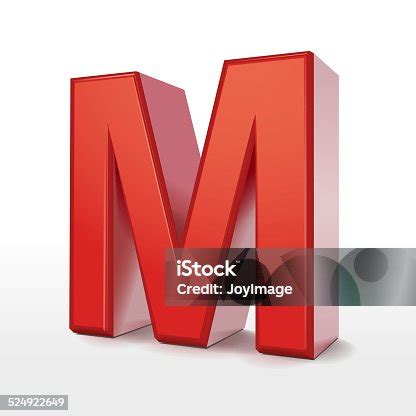 The Letter M In Red