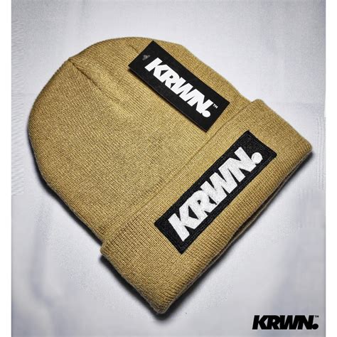 Krown Patch Embroid Beanie Bonnet Shopee Philippines