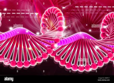 DNA In Digital Design Stock Photo Alamy