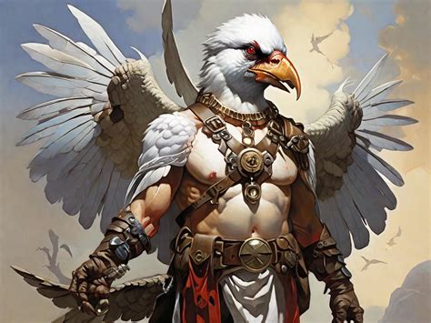 Avian Eagle Man Fantasy Art 01 By Mythicmagika On Deviantart