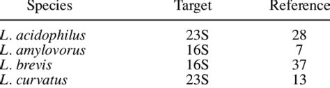 Examples Of Rrna Targeted Oligonucleotide Probes That Detect