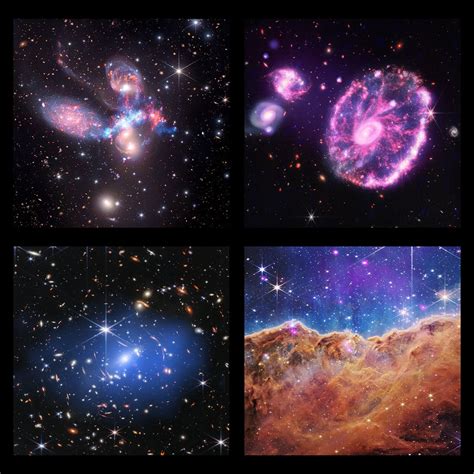Galaxies Glow Purple In The Webb Telescopes New X Ray Vision The