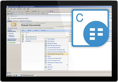 Buy Asposecells For Sharepoint