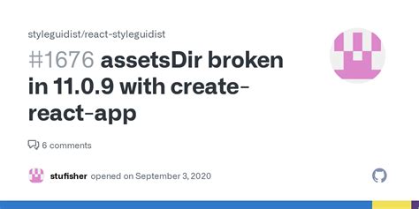 Assetsdir Broken In 1109 With Create React App · Issue 1676 · Styleguidistreact Styleguidist
