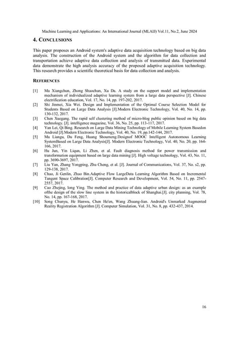 Developing An Android Based Adaptive Data Acquisition System Powered By Big Data Analysis Pdf