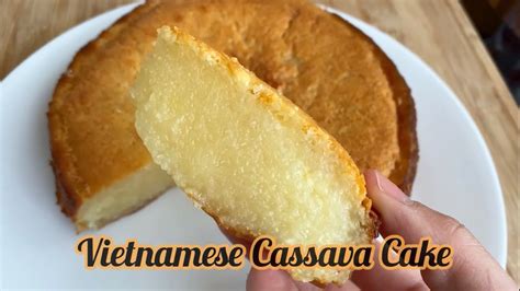 Banh Khoai Mi Nuong Vietnamese Cassava Cake Youtube