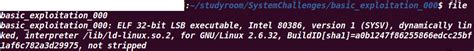Dreamhack Stack Buffer Overflow 4 Basic Exploitation 000