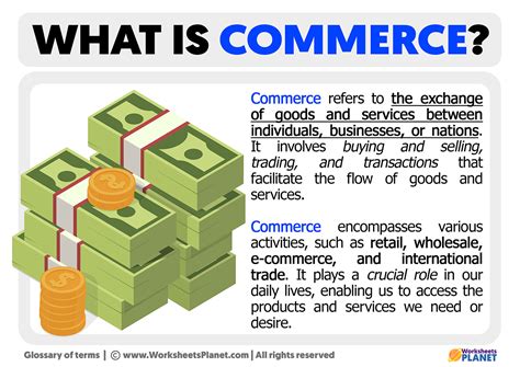 What Is Commerce Definition Of Commerce