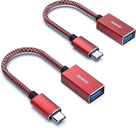 Amazon Com BENFEI USB C To USB Adapter Pack USB C To A Male To Female Adapter Compatible