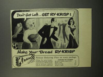 1953 Ry Krisp Crackers Ad Cartoon By Richard Taylor Ebay