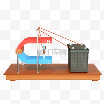 磁铁正负极图片 磁铁正负极3d立体素材下载 千库网