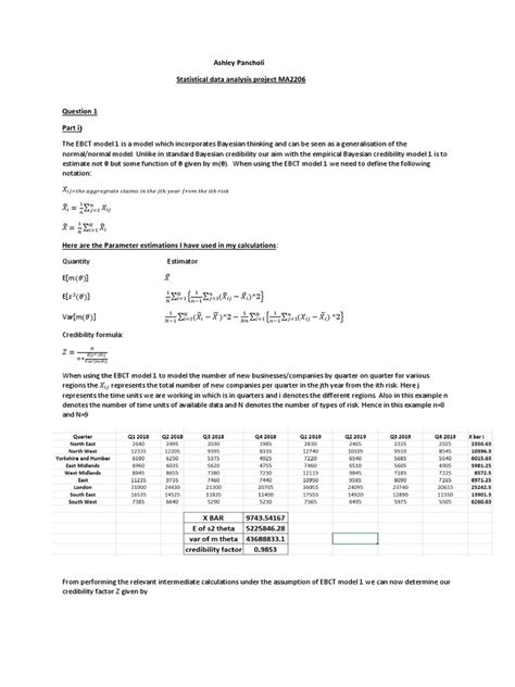 Statistical Data Analysis Full Project Pdf Regression Analysis Correlation And Dependence