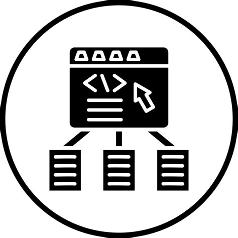 Vector Design Code Framework Vector Icon Style 22231985 Vector Art At