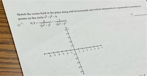 Solved Sketch The Vector Field In The Plane Along With Its Chegg