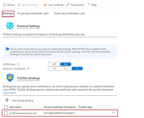 Using Free Managed Certificates In Azure Web Apps Sam Learns Azure