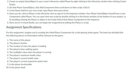 Solved 2 Create An Empty Gameobject In Your Scenes