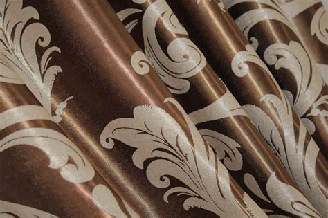 Двостороння тканина блекаут софт колекція Лілія Колір коричневий з