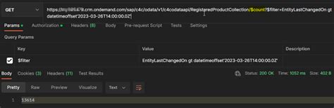 Testing Odata Apis For Data Acquisition In Postman Snap Analytics