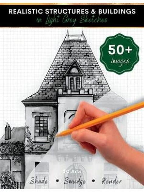 Realistic Structures And Buildings In Light Grey Sketches Architecture