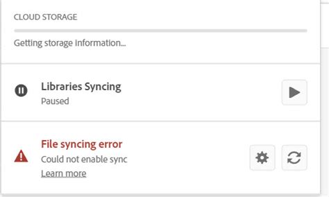 Solved Re Cannot Rectify Sync Error Message Adobe Community 14377171