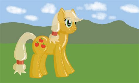 Applejack Inflatable By Darkpilcrow On Deviantart
