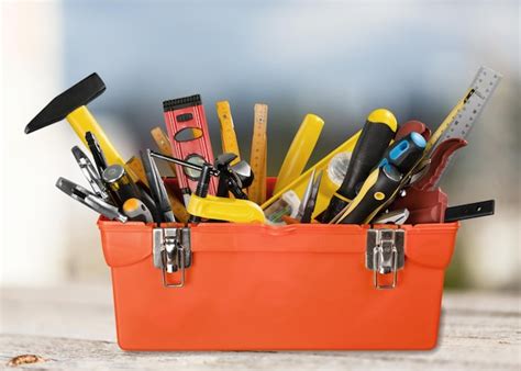 Premium Photo Tool Box With Tools