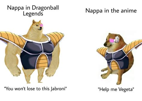 Nappa In The Story Mode Reminds Me Of His Dbza Counterpart Dragonballlegends
