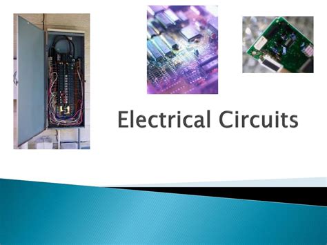 PPT Electrical Circuits PowerPoint Presentation Free Download ID
