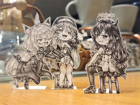 Houshou Marine Shirakami Fubuki Irys And Houshou Marine Hololive And More Drawn By