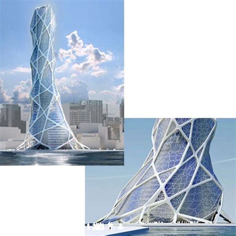 طراحی و معماری برج بیونیکمعماری کانسپچوآل برج بیونیک دارای پوسته