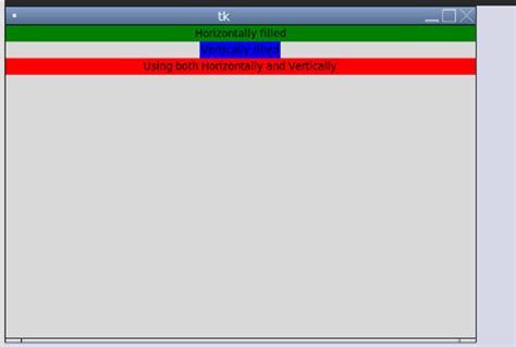 Tkinter Pack Working Of Pack Manager With Examples