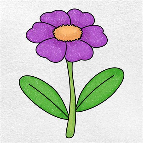 How To Color A Flower Drawing [2025]