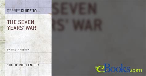 The Seven Years War By Daniel Marston Ebook