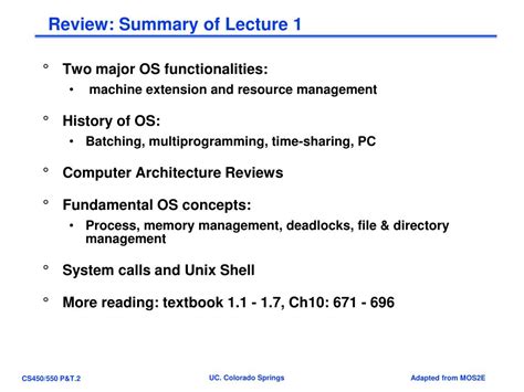 PPT CS Operating Systems Lecture Processes And Threads PowerPoint Presentation ID
