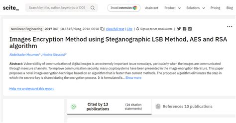 Images Encryption Method Using Steganographic Lsb Method Aes And Rsa Algorithm